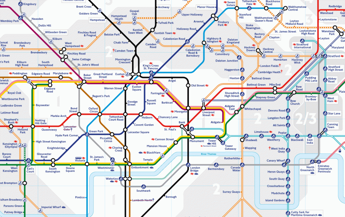 London Tube Map - The Stadium Guide